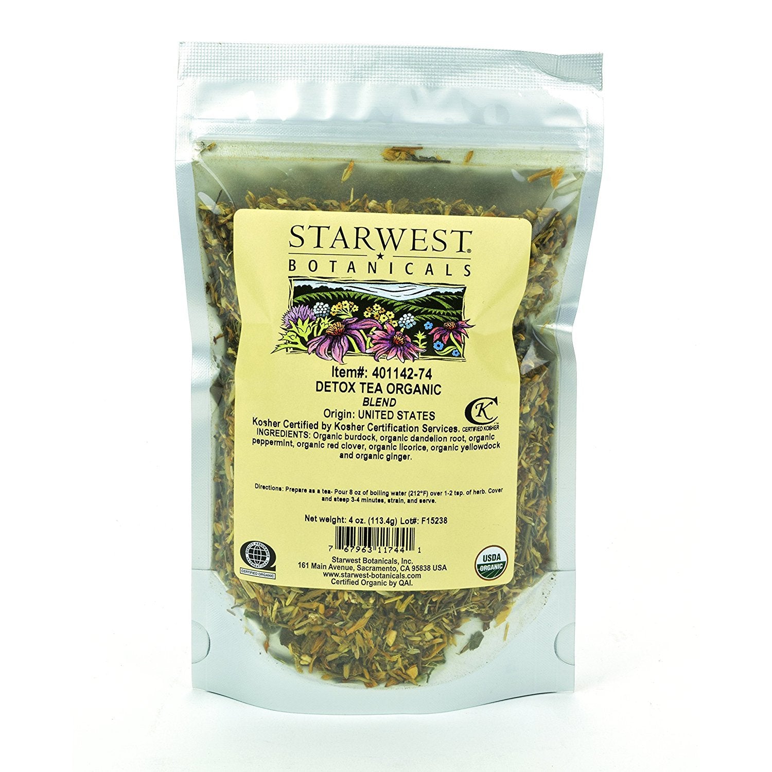 organic detox tea for cleansing