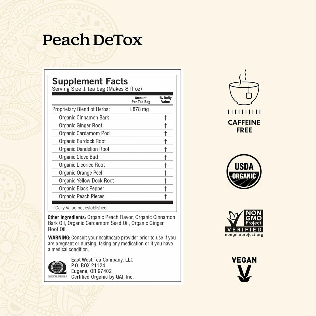organic detox tea for wellness