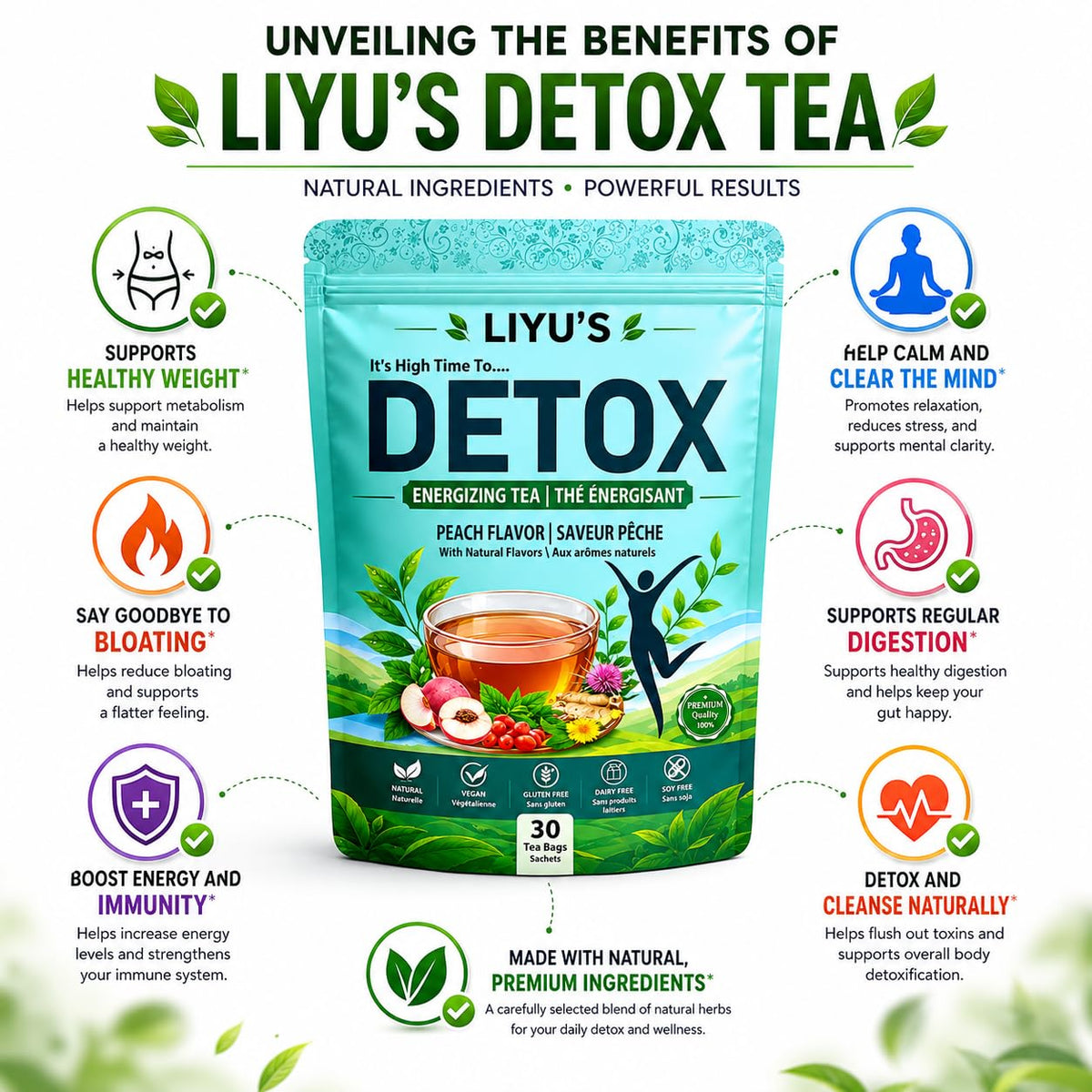organic detox tea for wellness