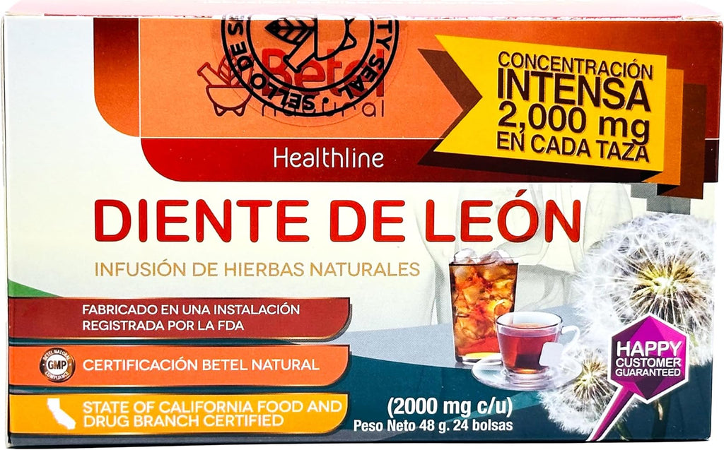 Organic Diente de Leon tea for wellness
