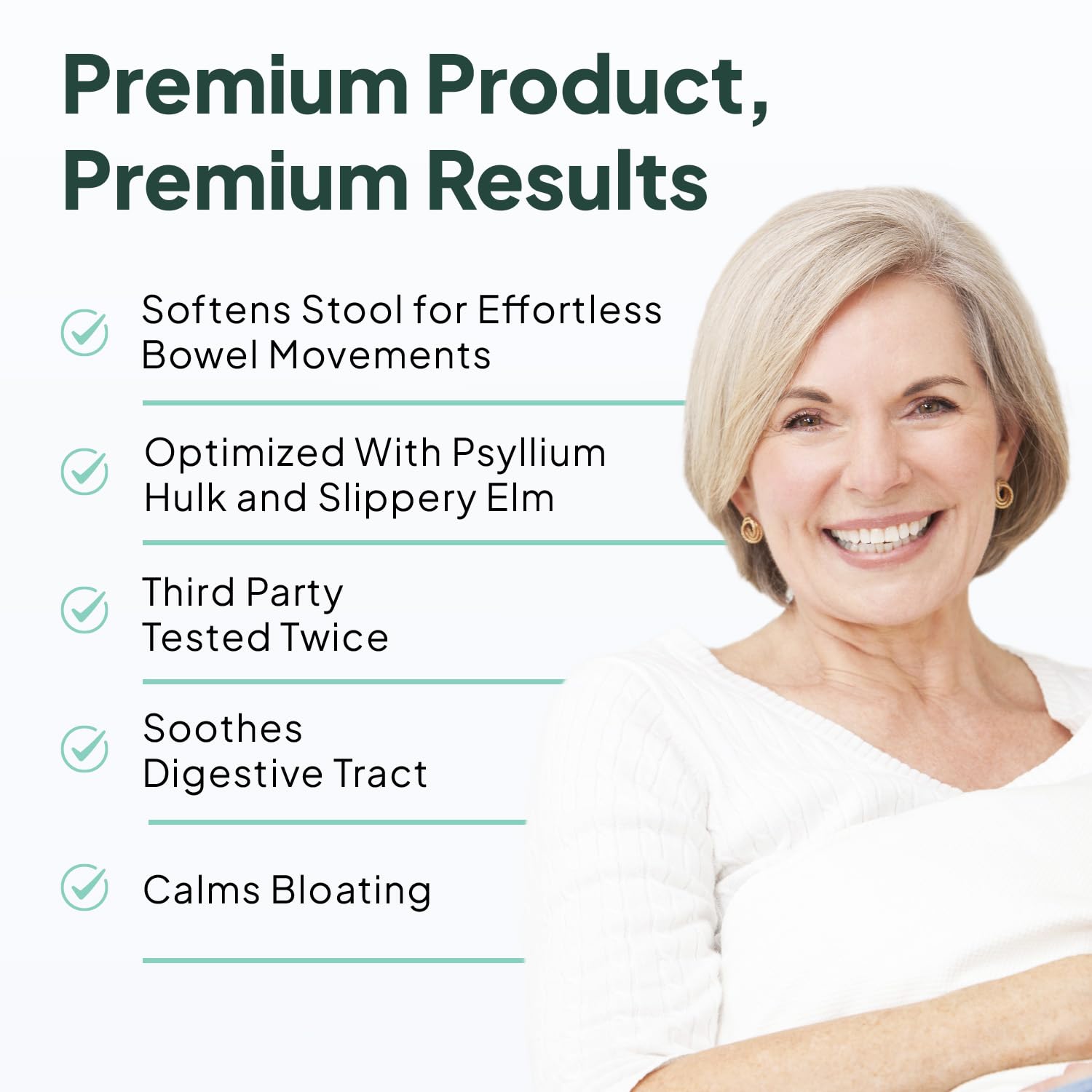 Organic digestive support with fiber
