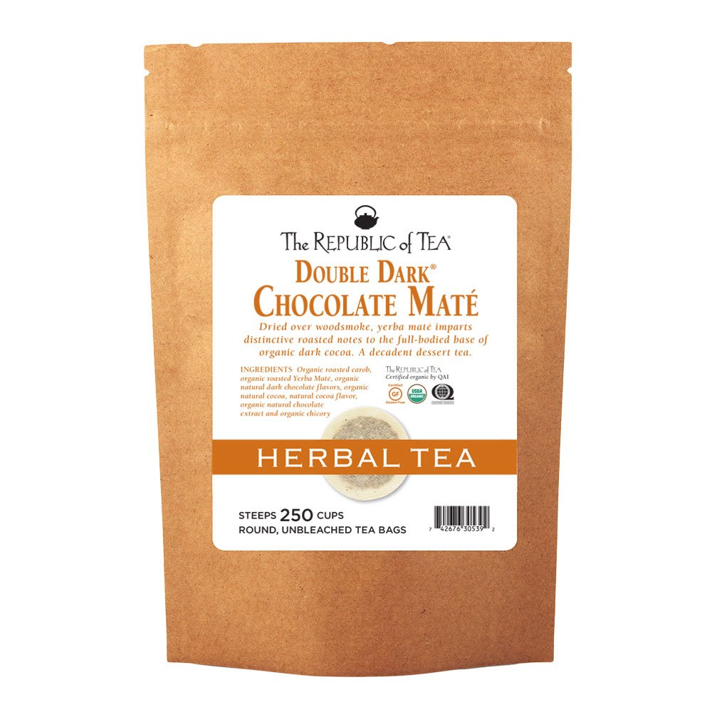 organic double dark chocolate herbal tea