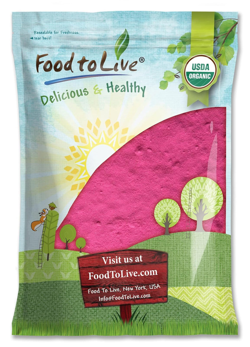 organic dragon fruit juice powder