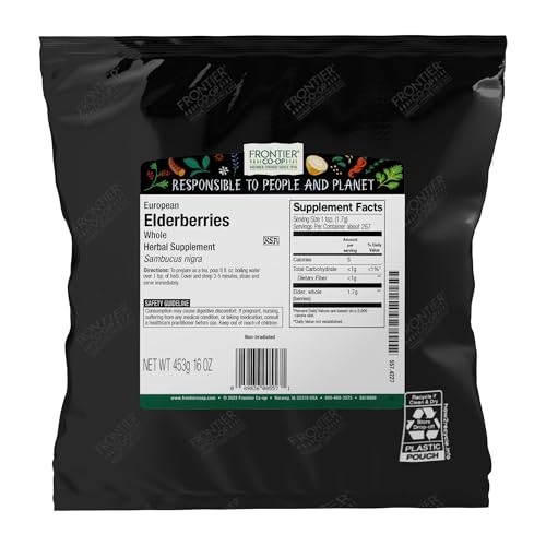 organic dried elderberries for smoothies