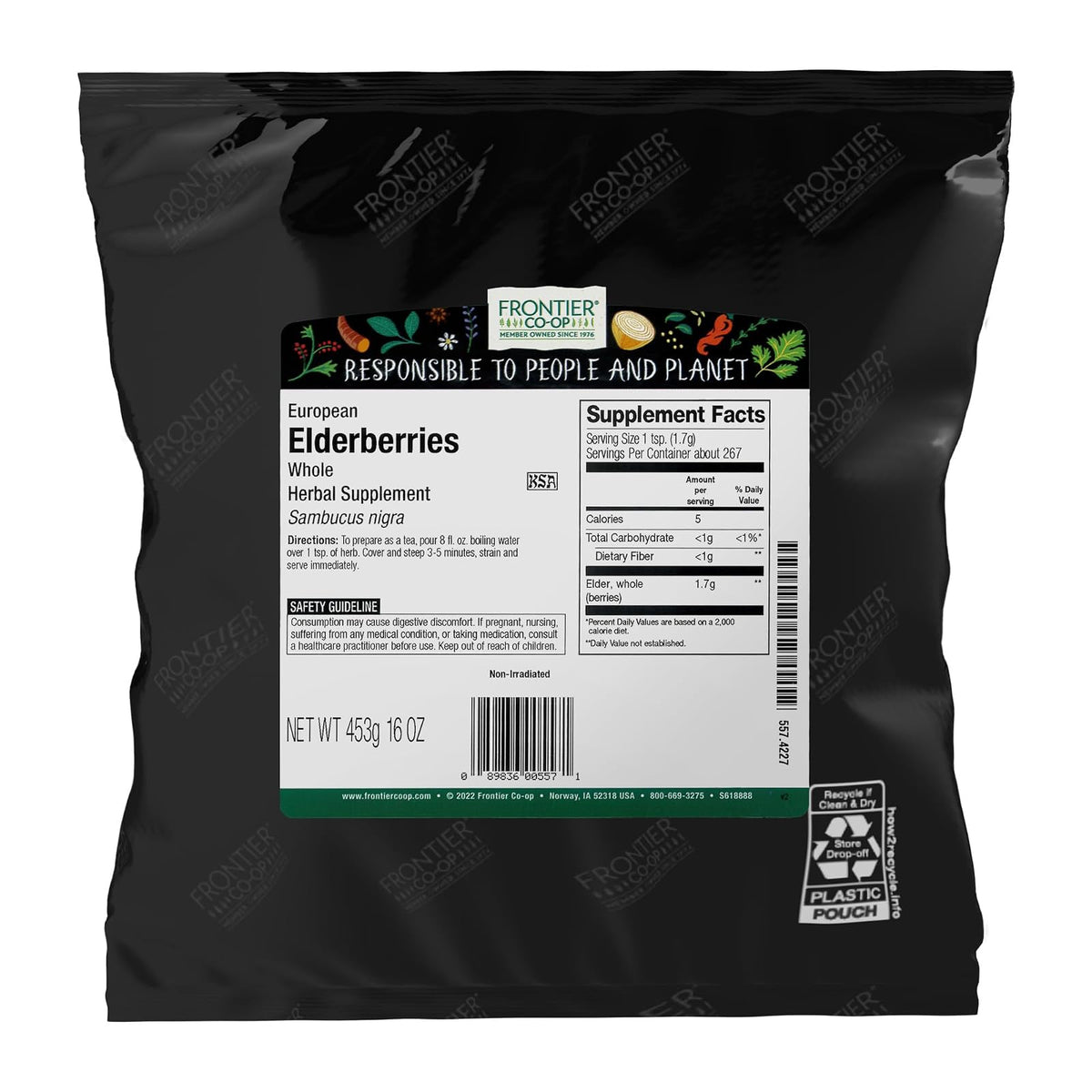 organic dried elderberries for smoothies