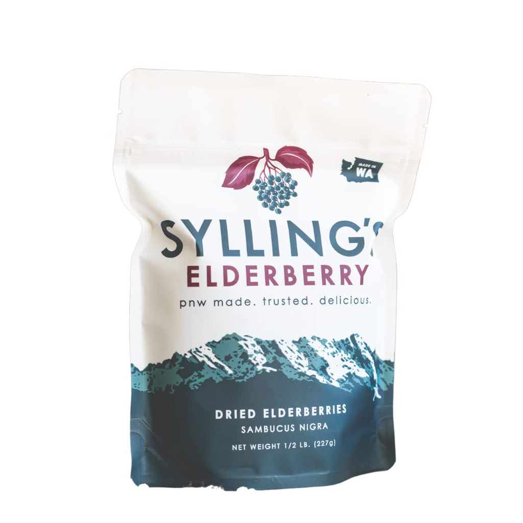 organic dried elderberries for syrup