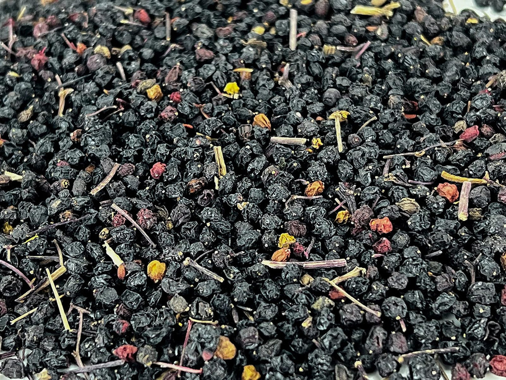 organic dried elderberry for wellness