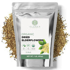 organic dried elderflowers for tea