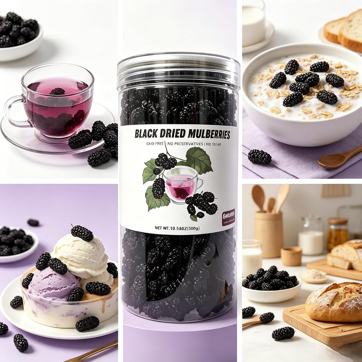 Organic dried fruit herbal tea