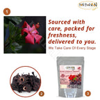 organic dried hibiscus flowers for brewing