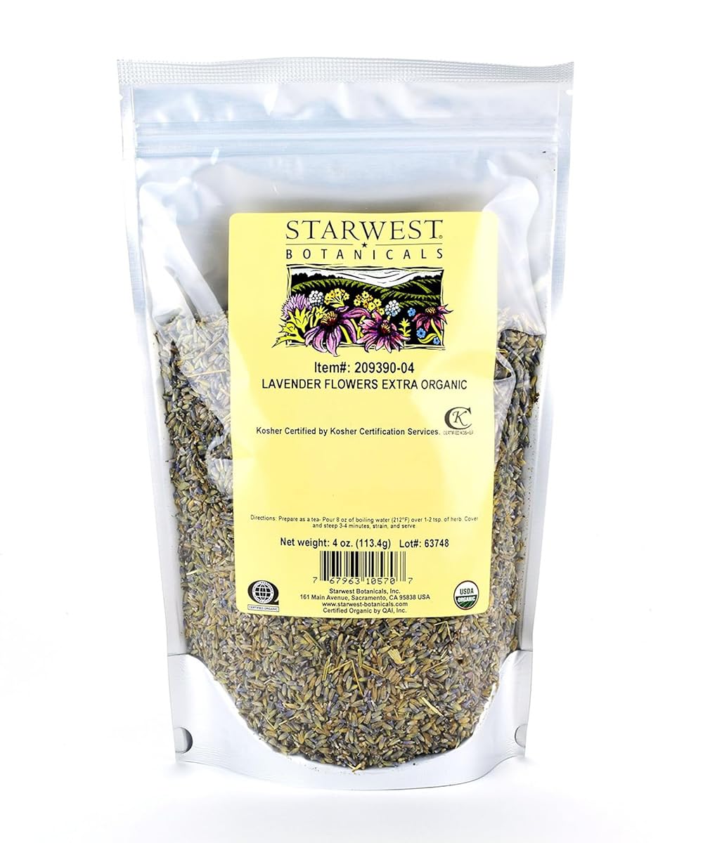 organic dried lavender flowers for tea