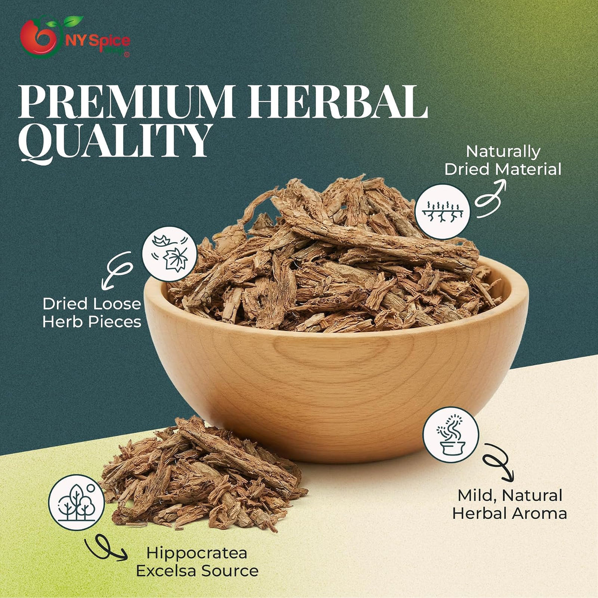 Organic dried leaves for brewing