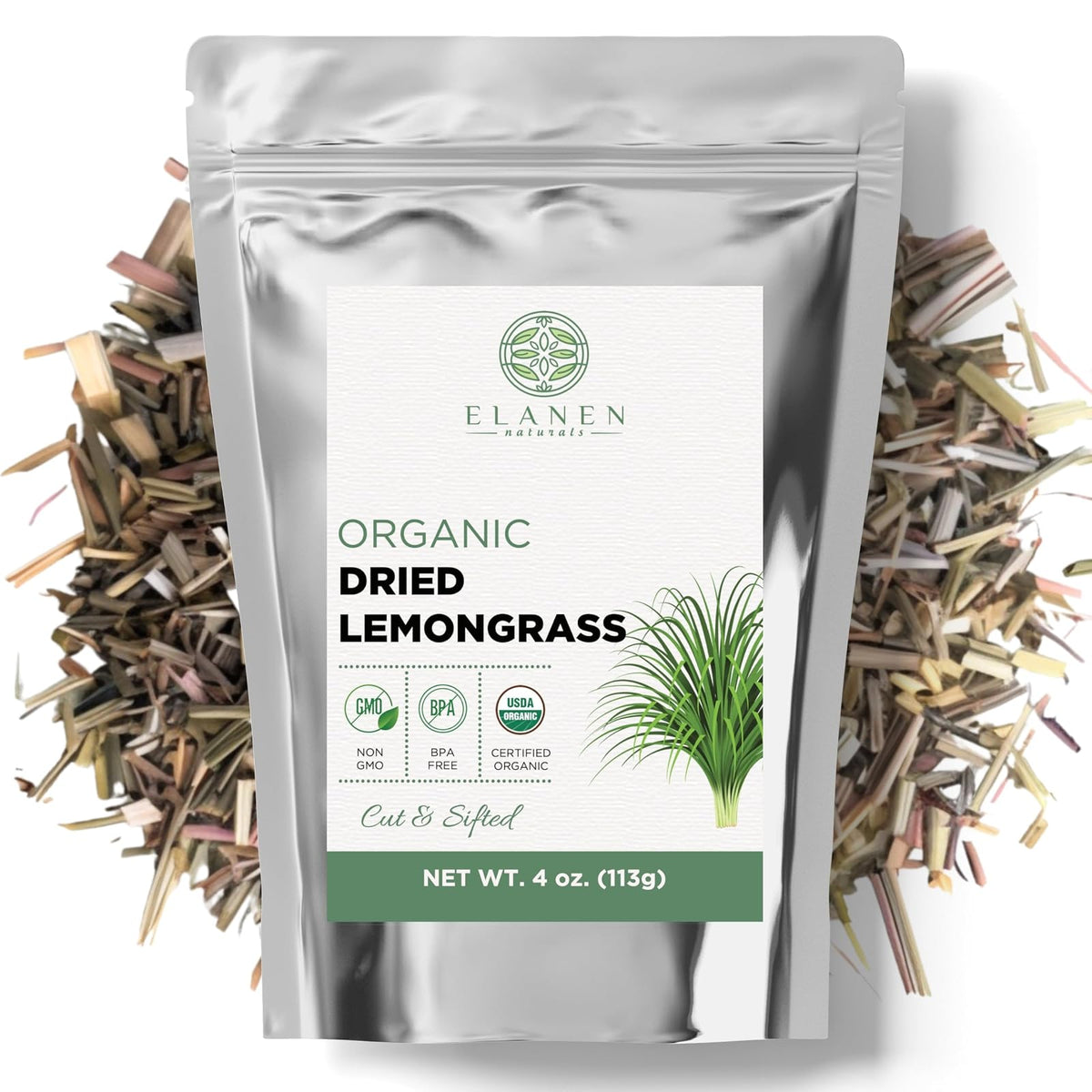 organic dried lemongrass tea