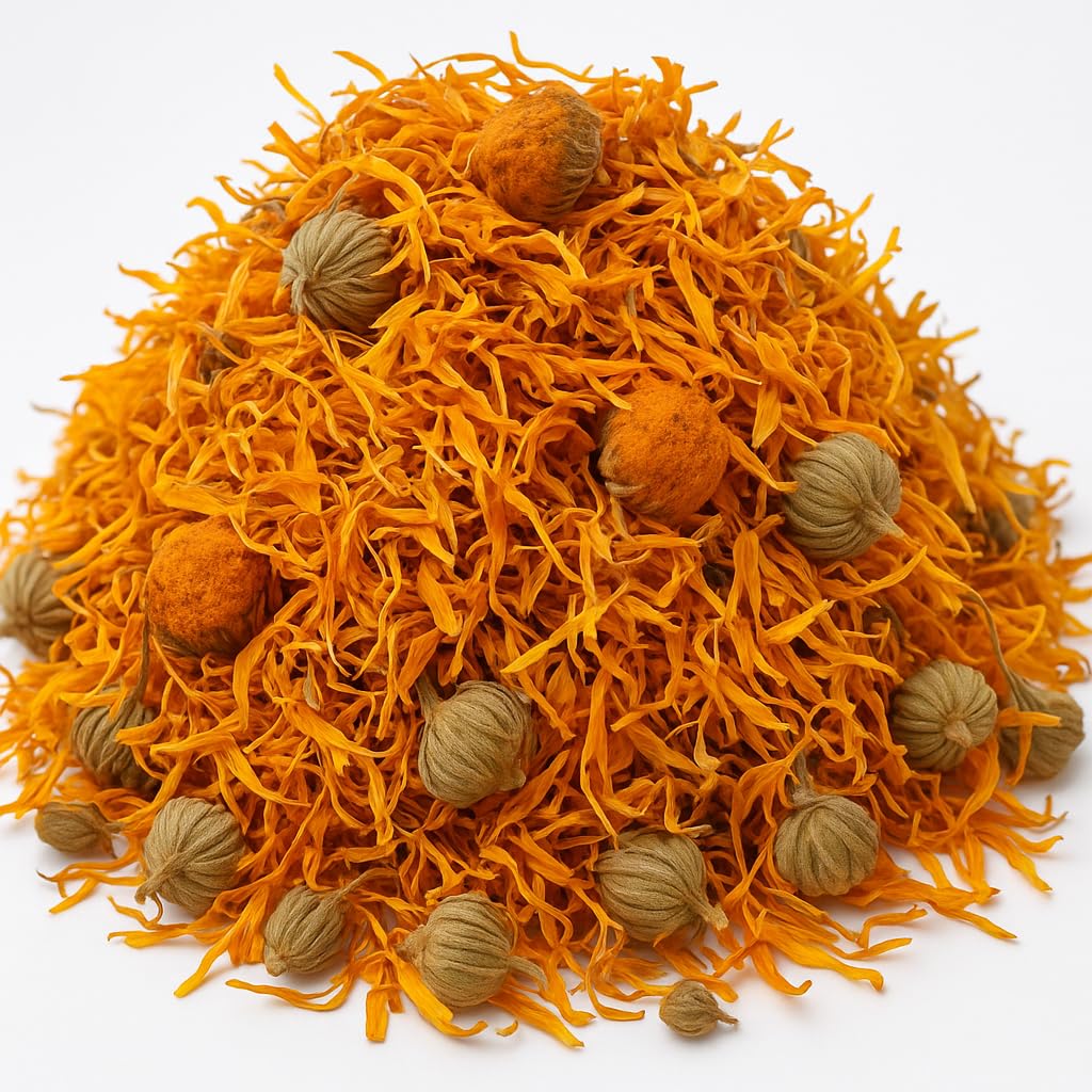 organic dried marigold flowers tea