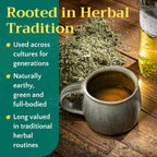organic dried nettle leaf infusion