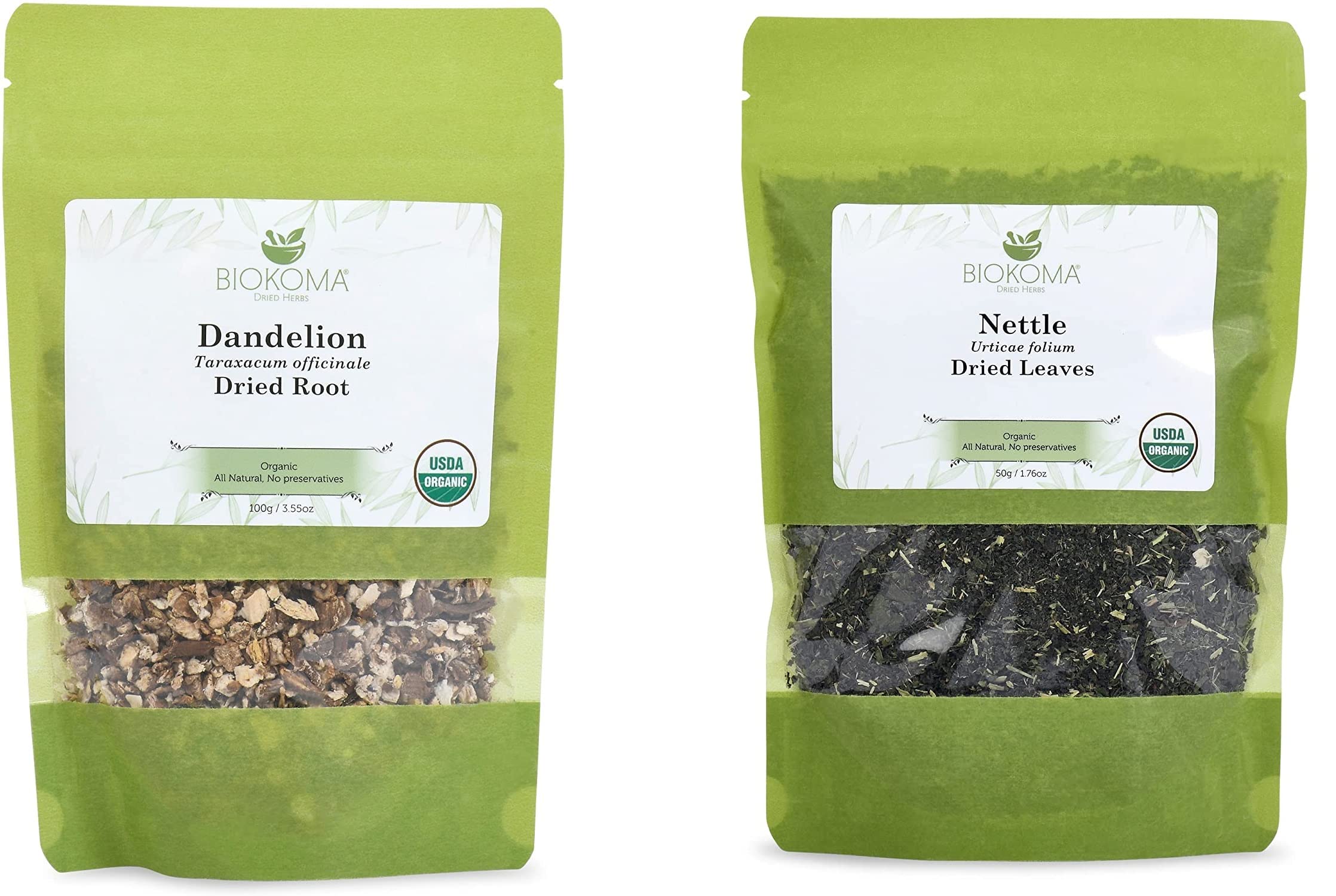 organic dried nettle leaves bundle
