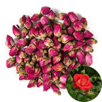 organic dried red rose buds tea