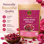 organic dried rose petals for skincare