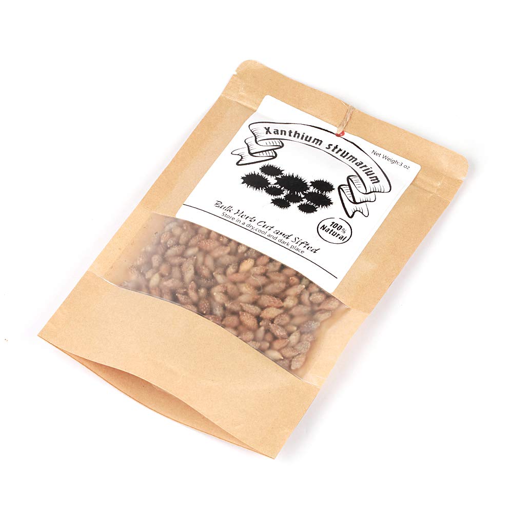 Organic dried Xanthium strumarium for herbal infusions