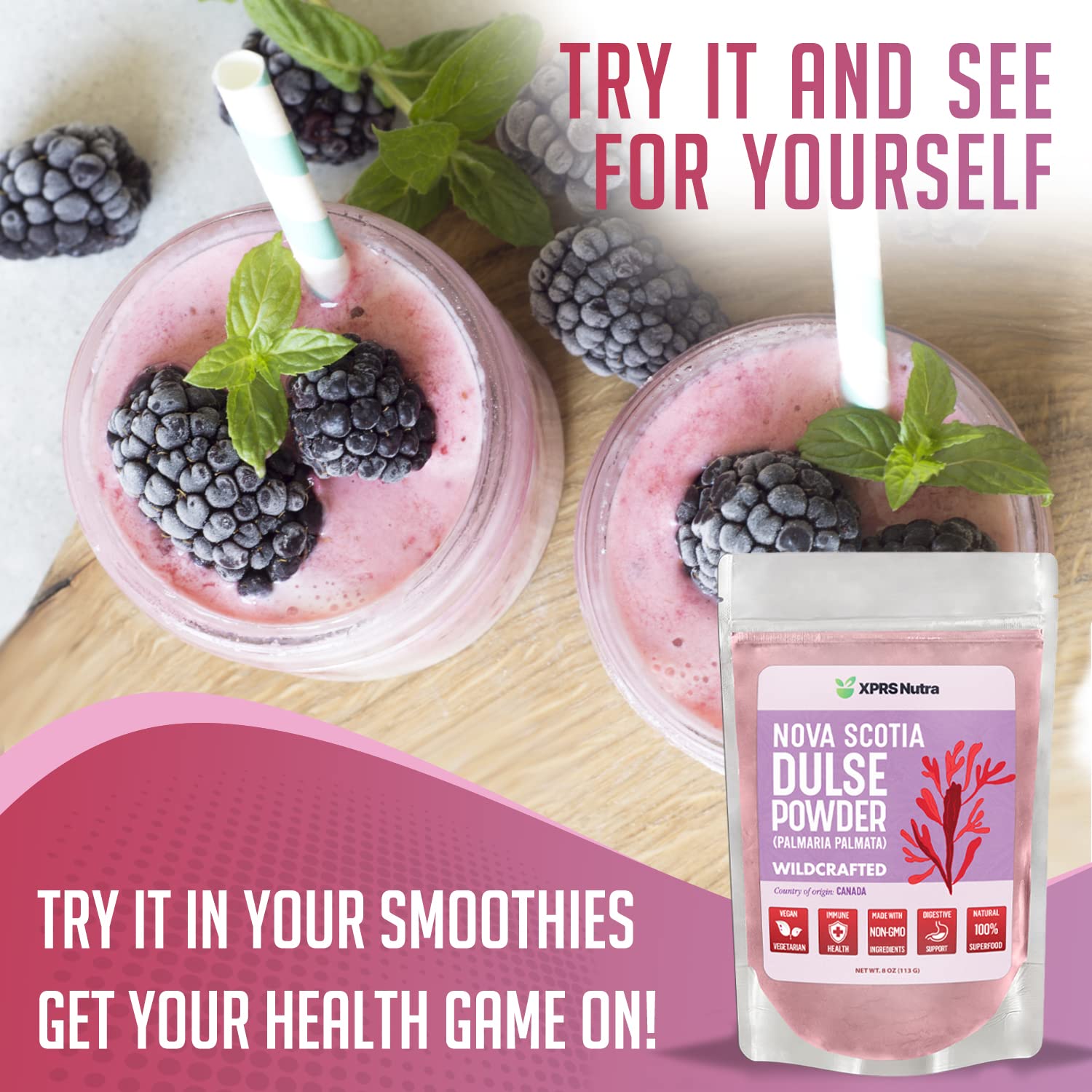 Organic dulse powder for thyroid function