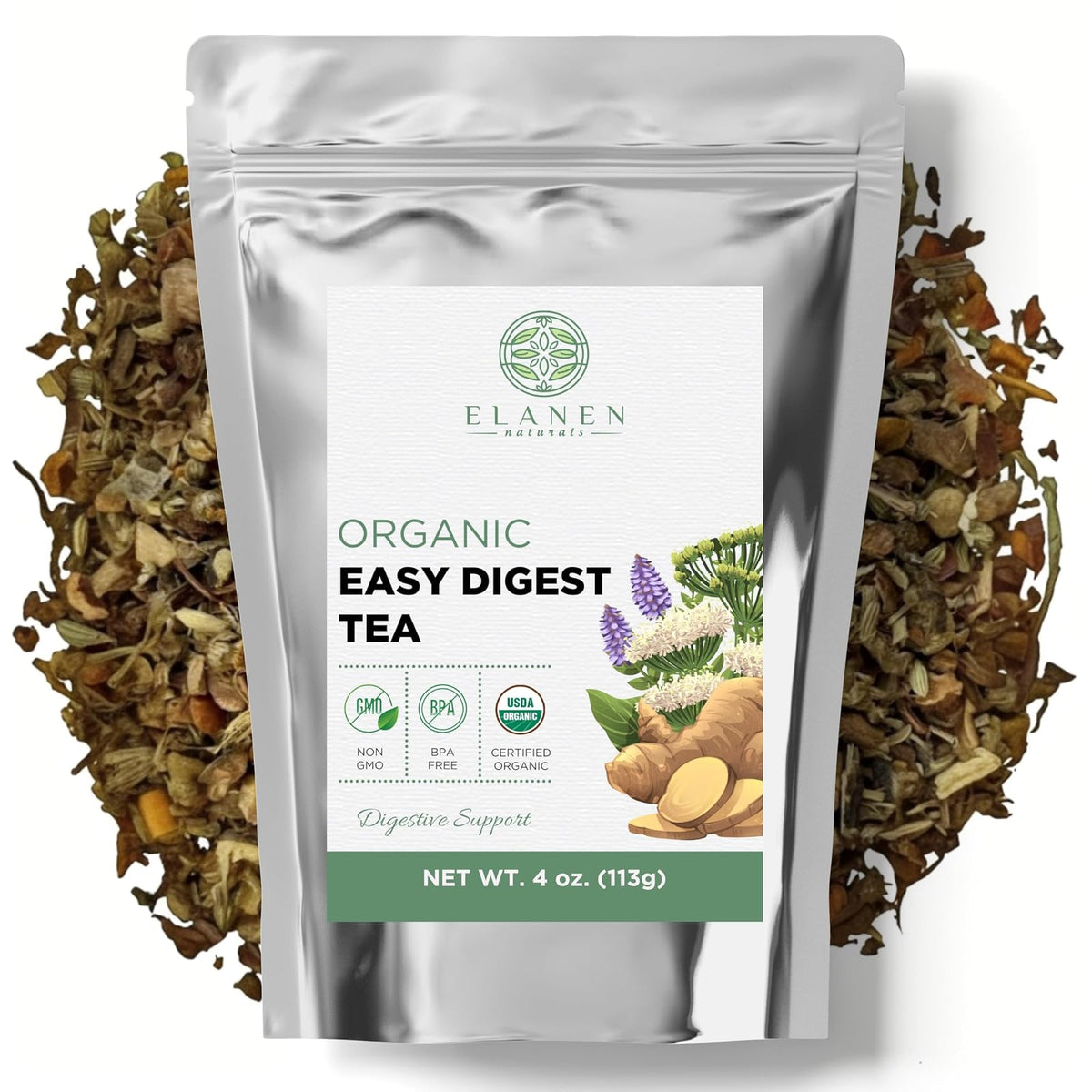 organic easy digest loose leaf tea