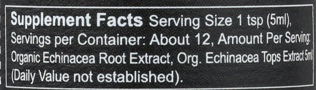 organic echinacea flower tincture