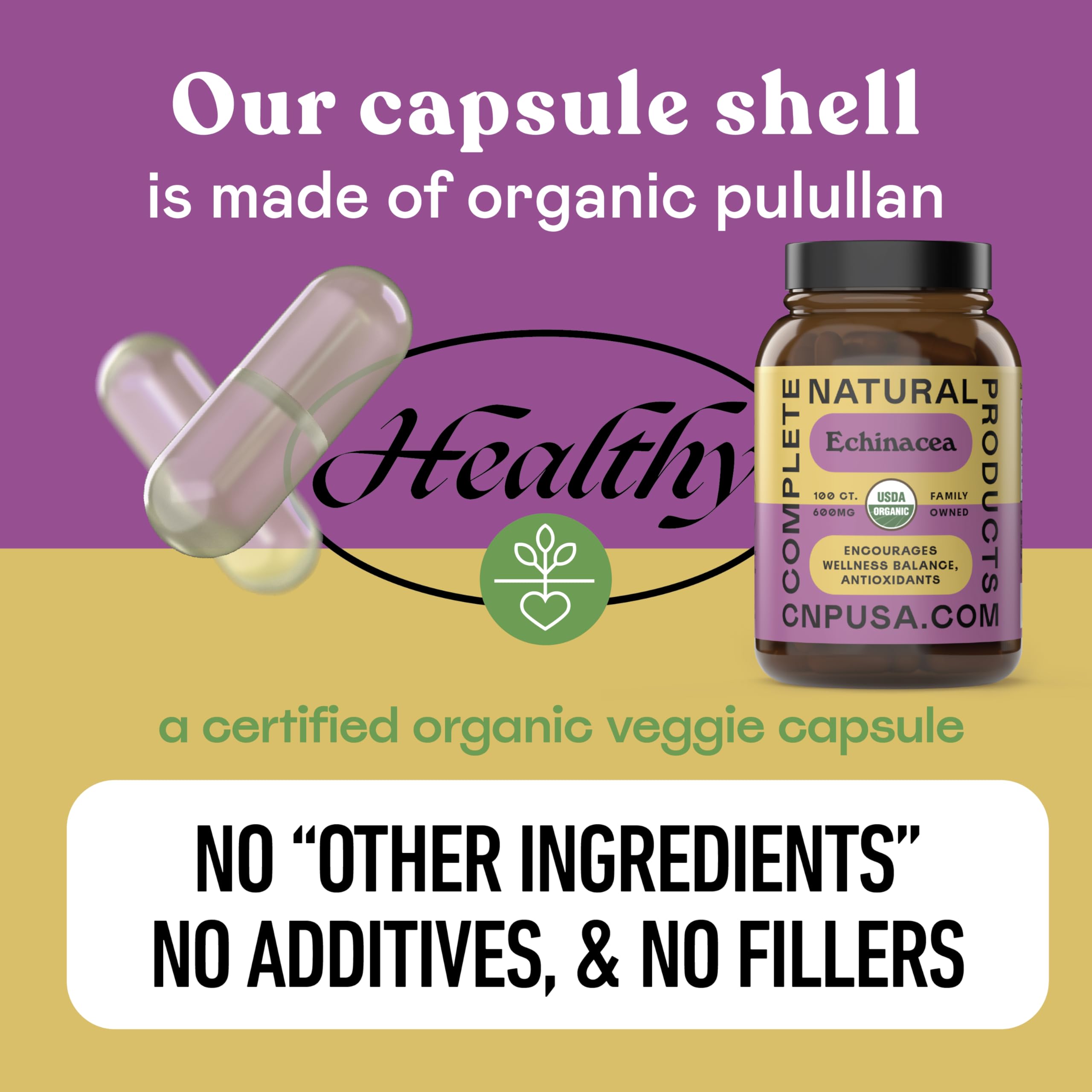 organic echinacea for overall wellness