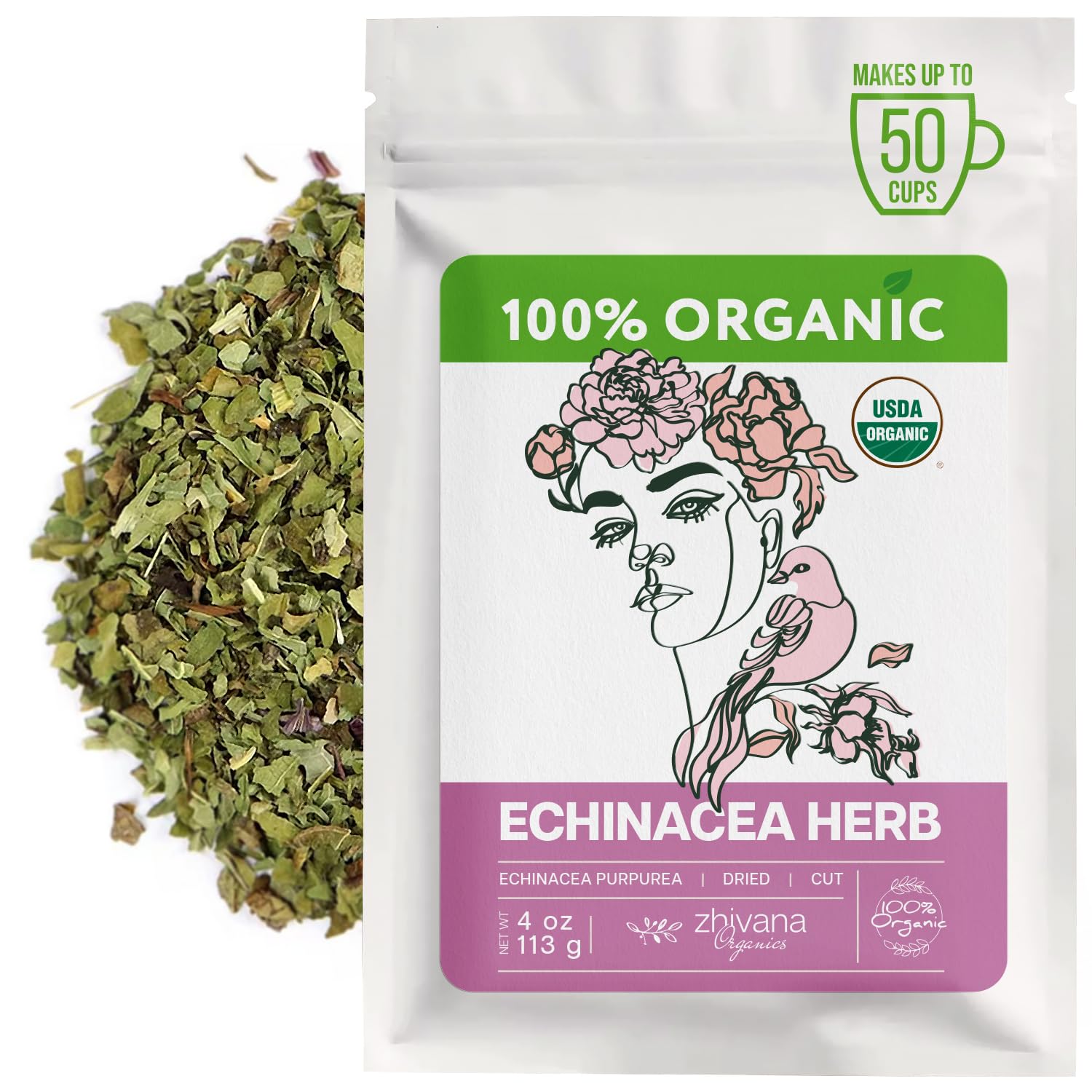 organic echinacea herb loose leaf