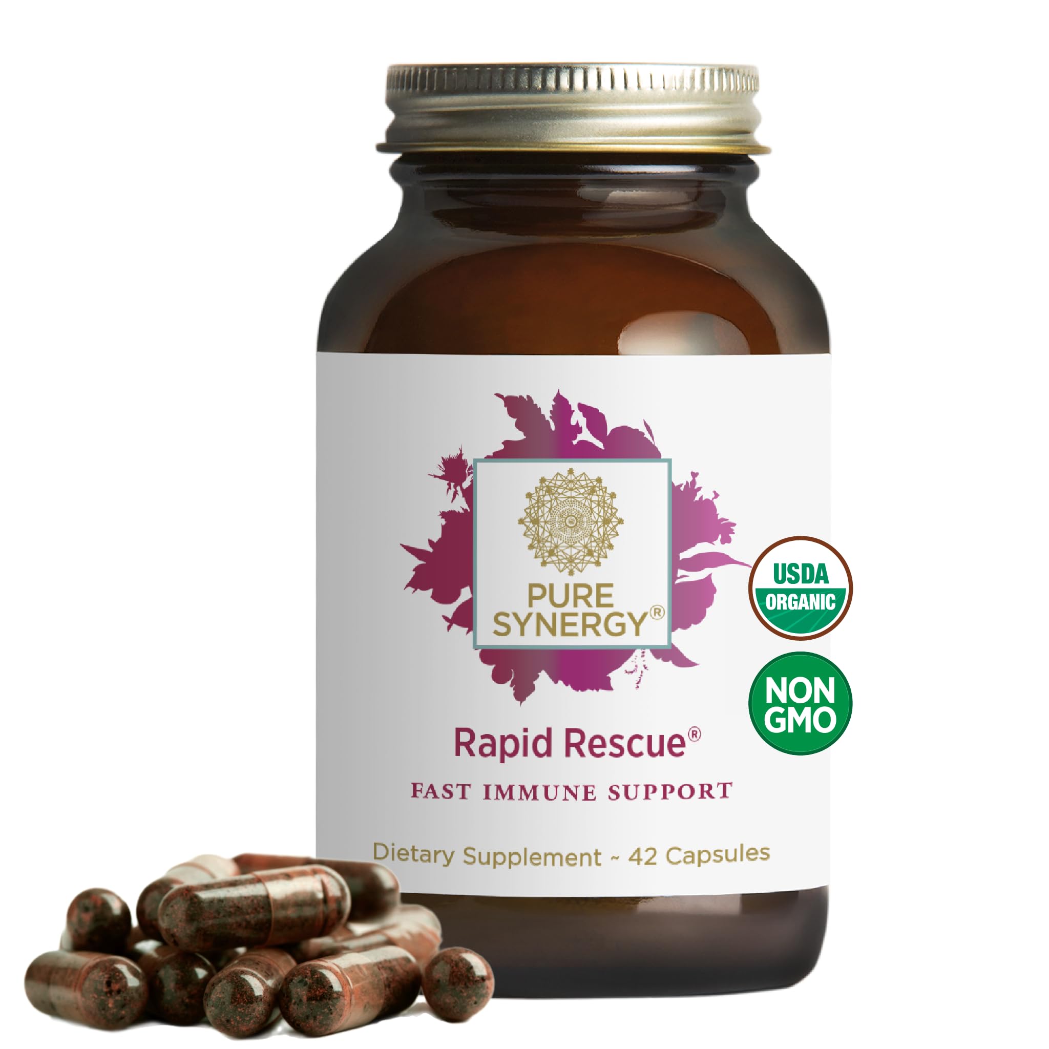 organic echinacea immune support capsules