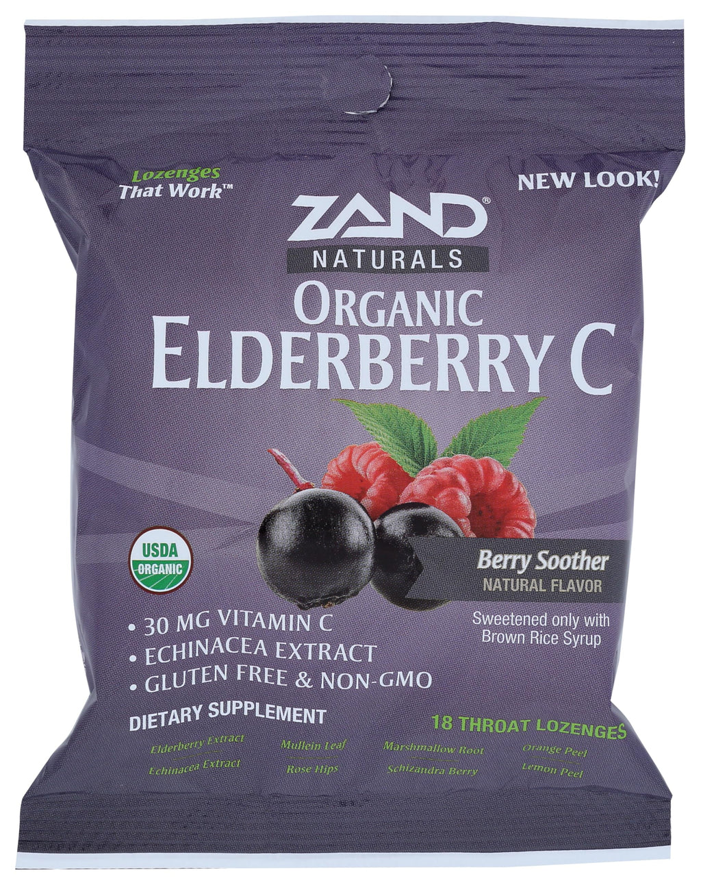 organic echinacea lozenges for throat relief