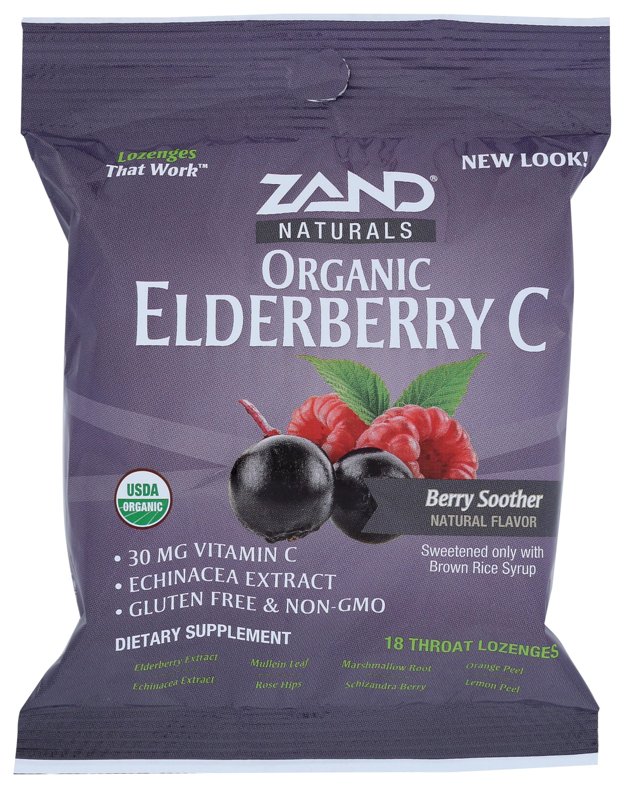 organic echinacea lozenges for throat relief