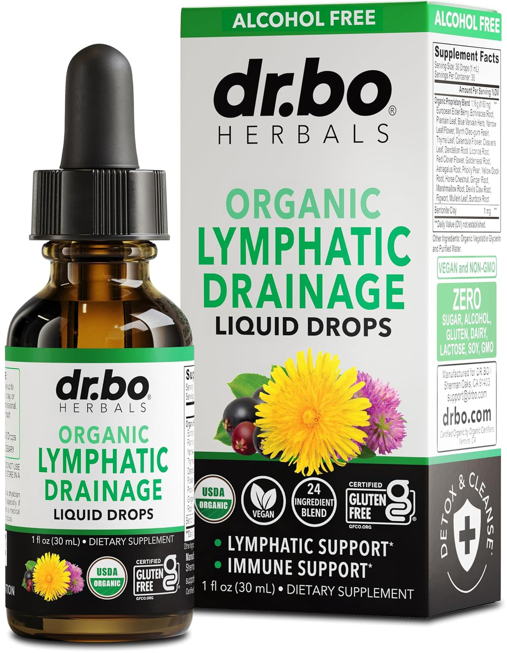 organic echinacea lymphatic support drops
