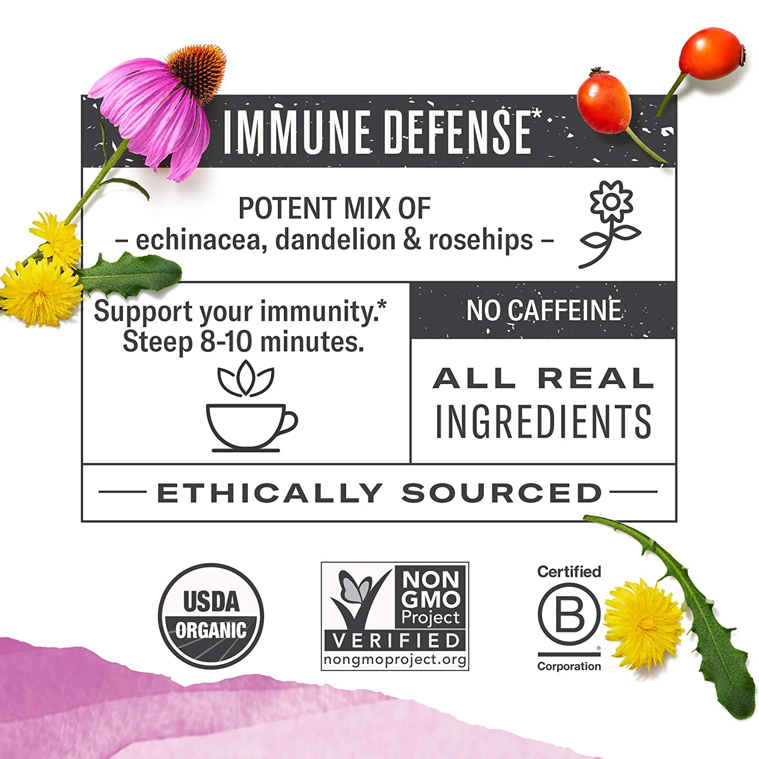organic echinacea tea for vitality