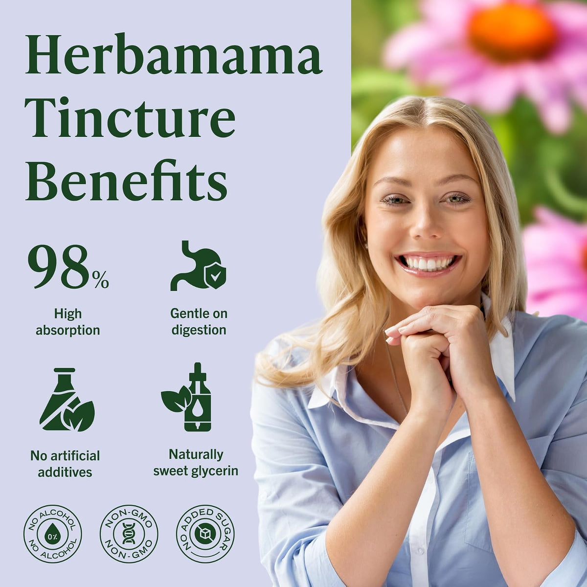 Organic Echinacea tincture for vitality