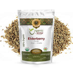 organic elder flowers herbal tea