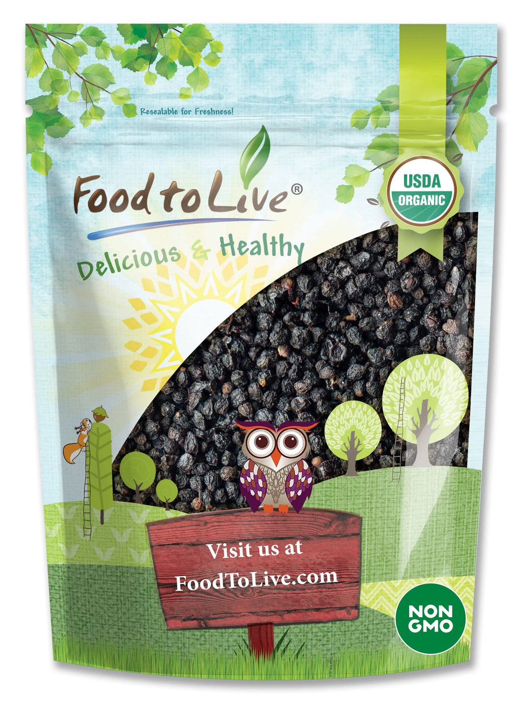 organic elderberries for elderberry syrup
