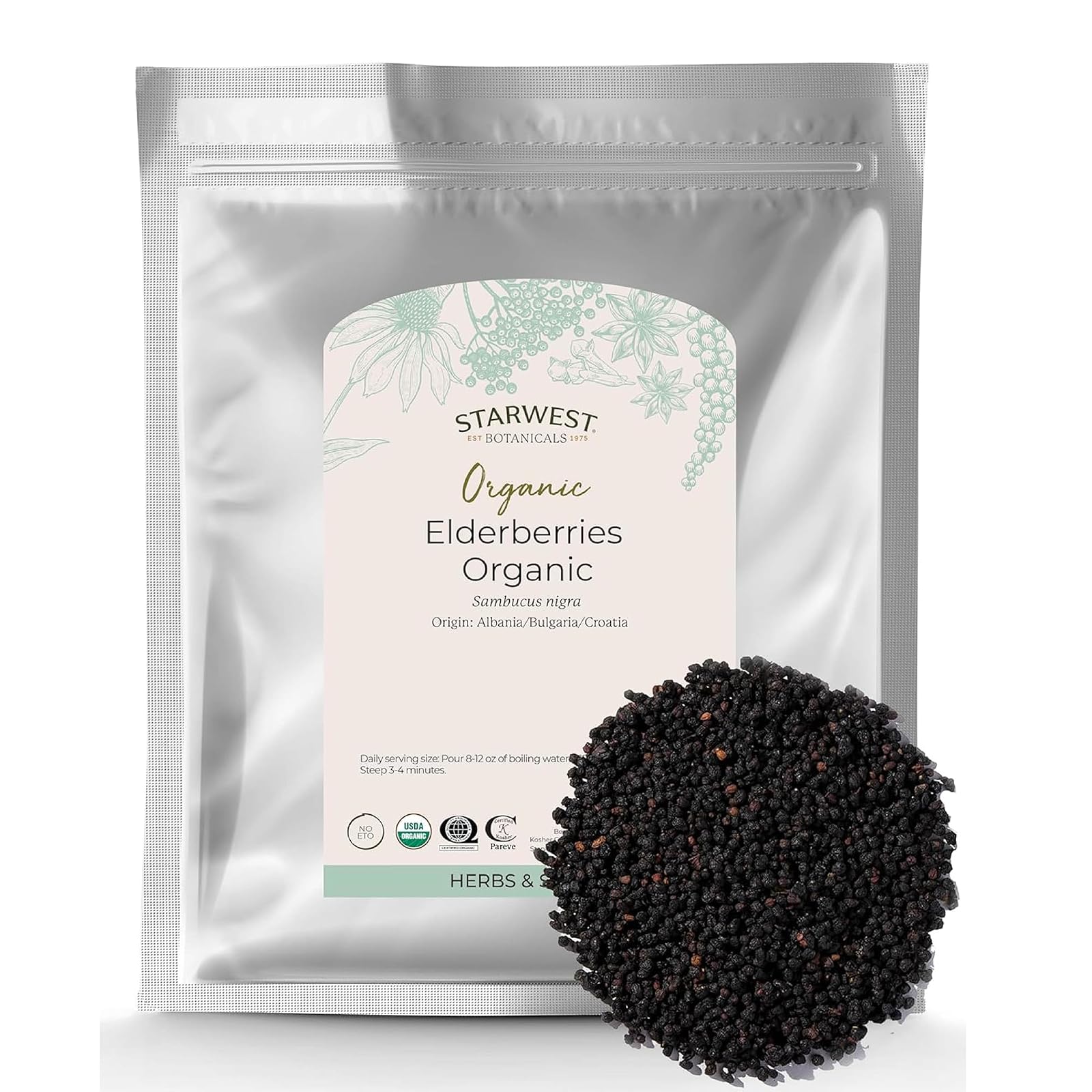 organic elderberries for natural health