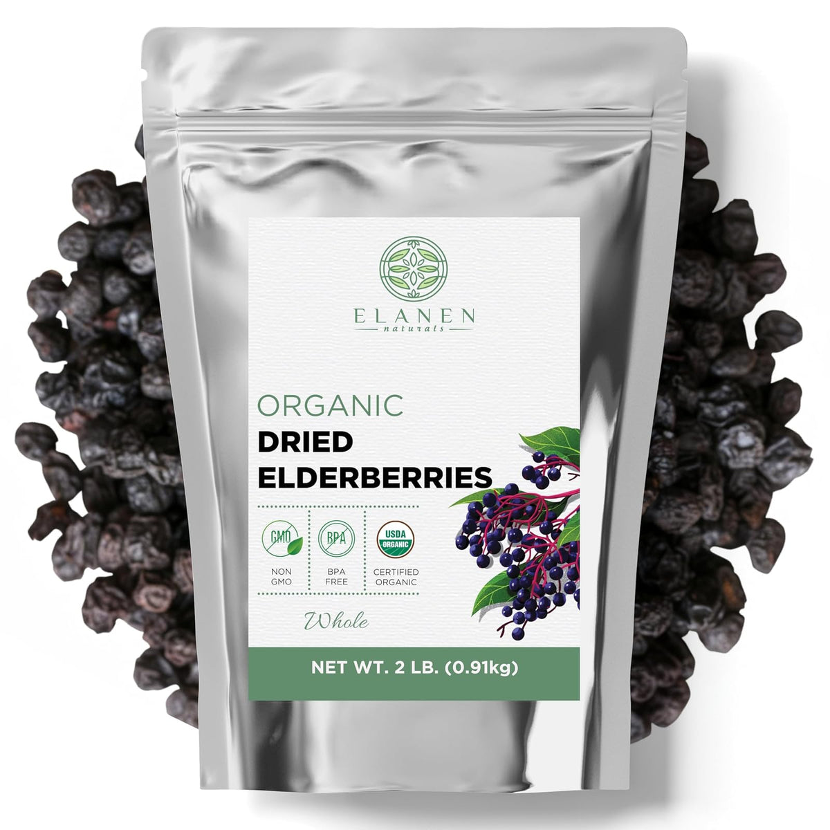organic elderberries for natural health