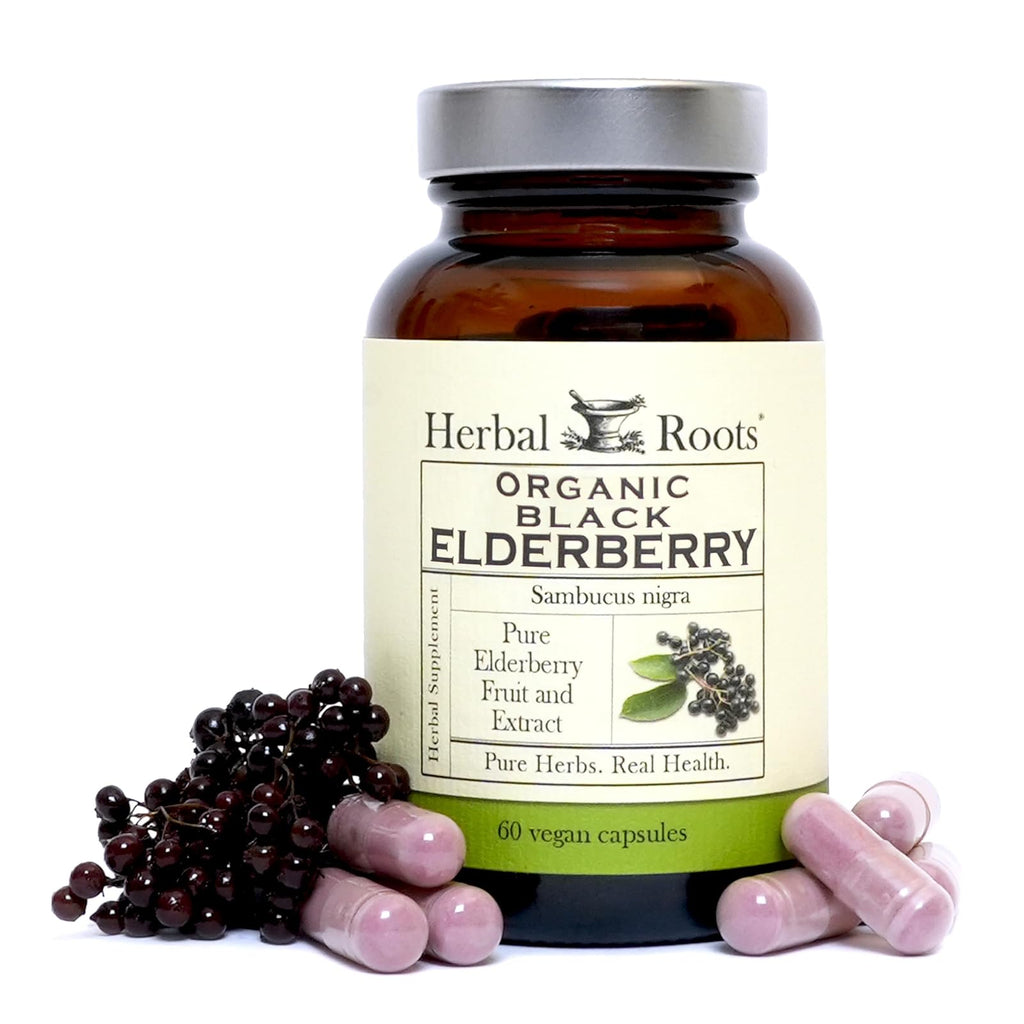 organic elderberry capsules for immunity