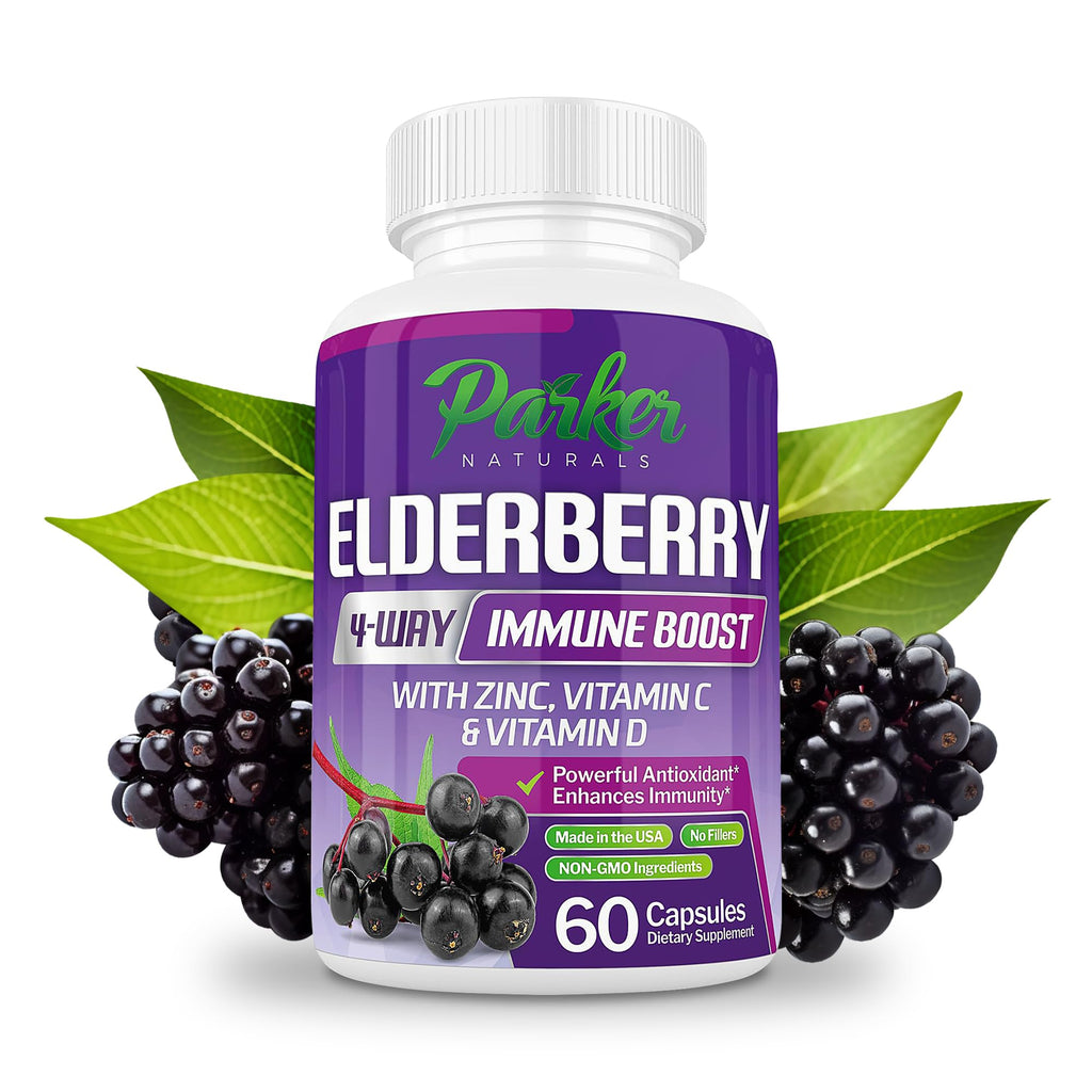 organic elderberry capsules for immunity