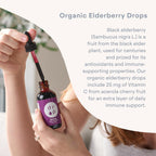 organic elderberry drops for wellness
