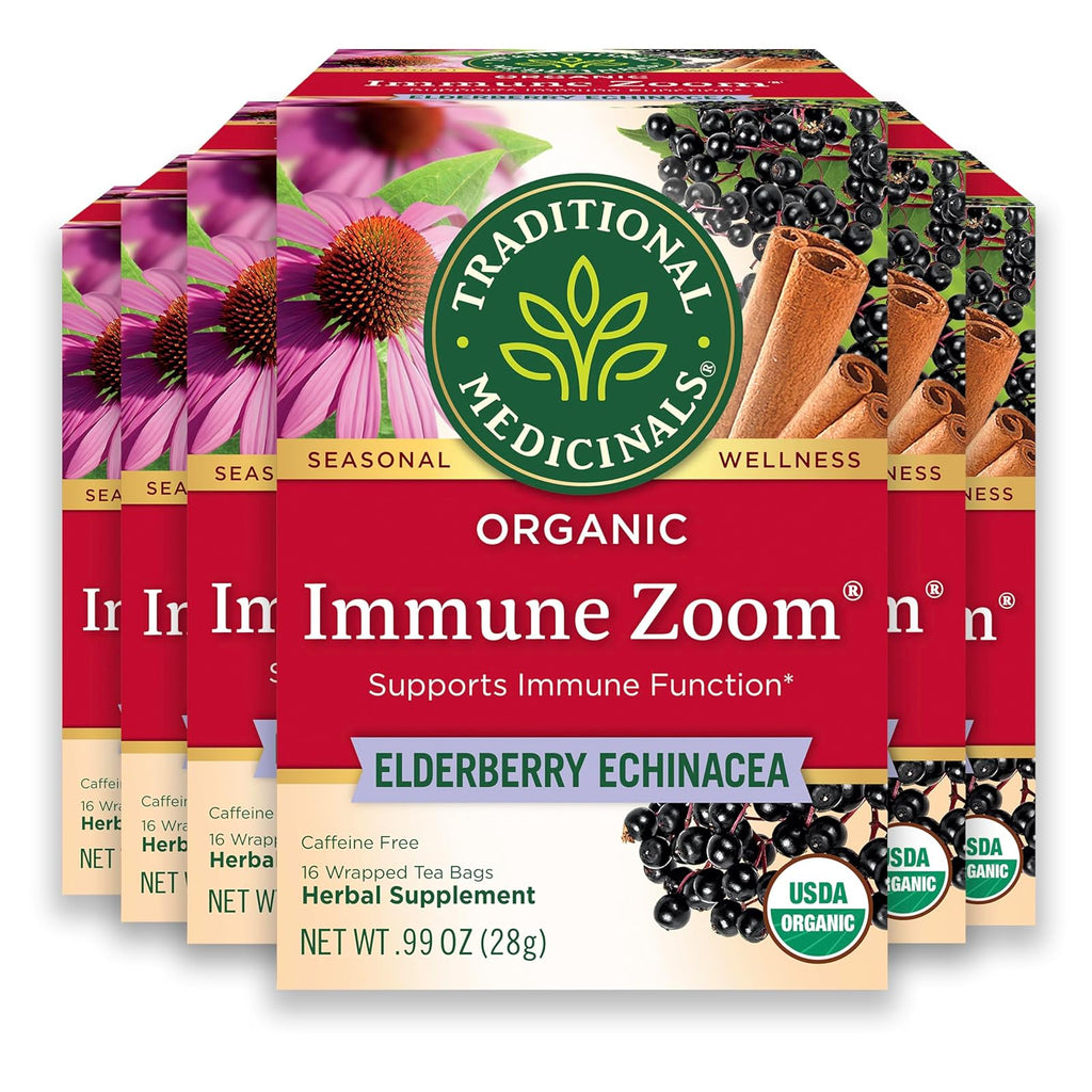 organic elderberry echinacea herbal tea