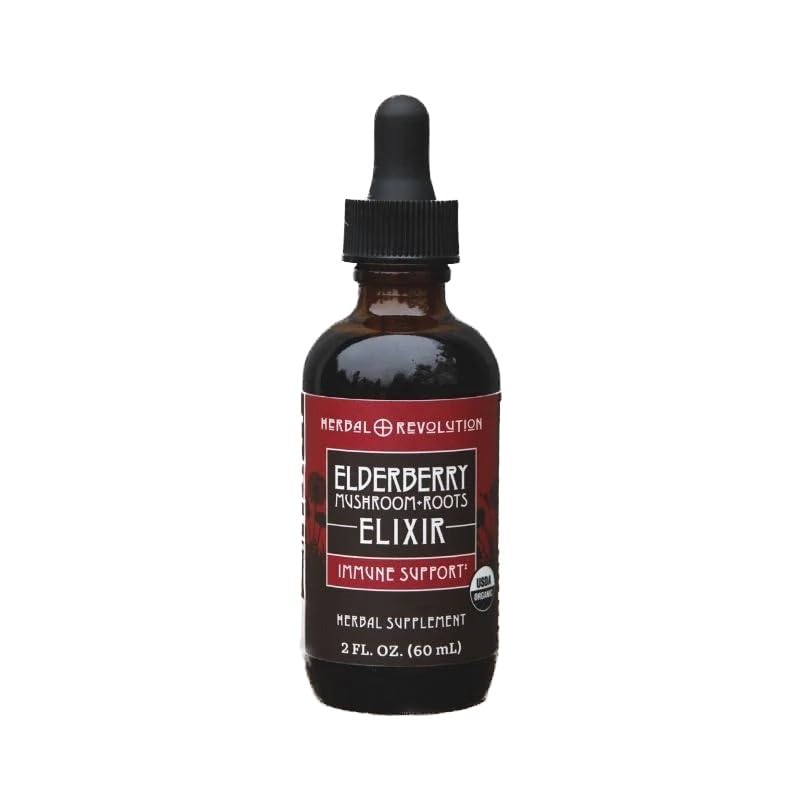 organic elderberry elixir for wellness
