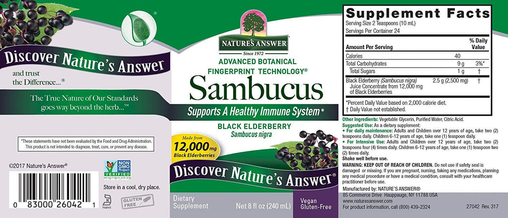 organic elderberry extract for wellness