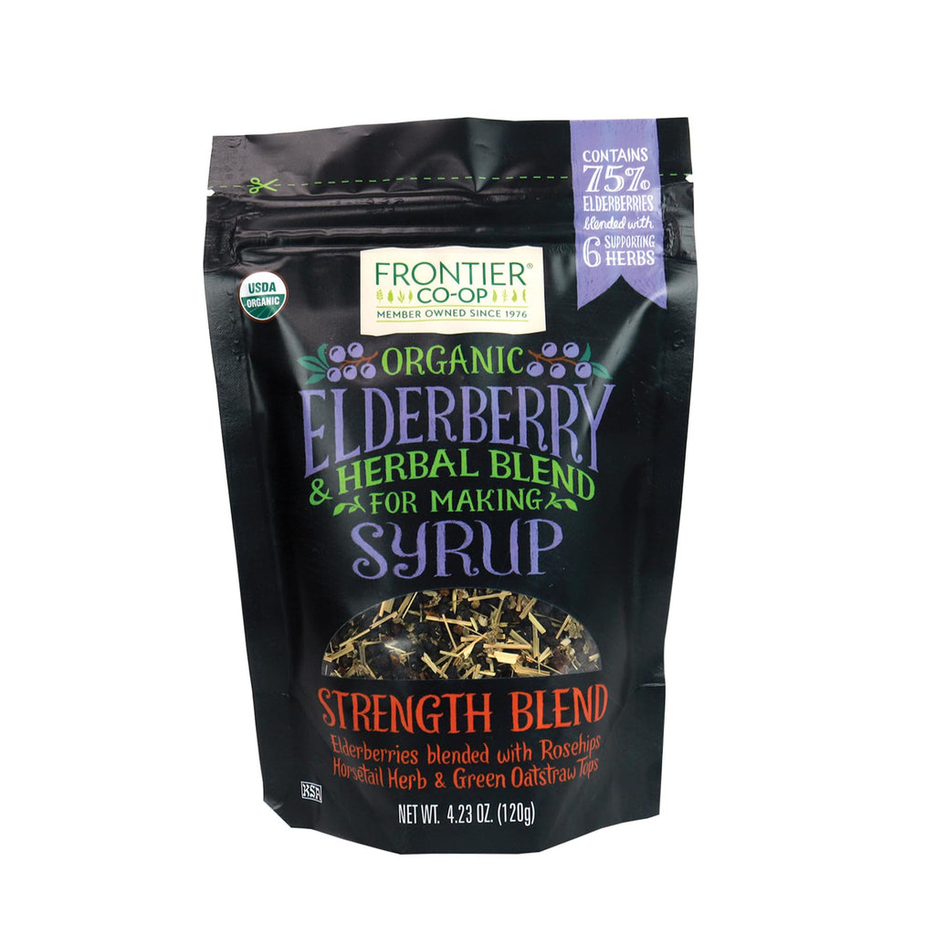 organic elderberry for herbal tea