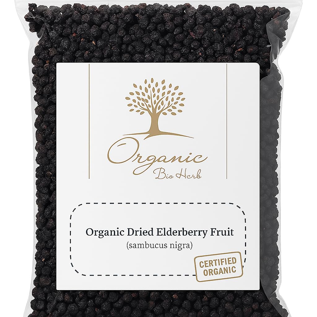 organic elderberry fruit for health