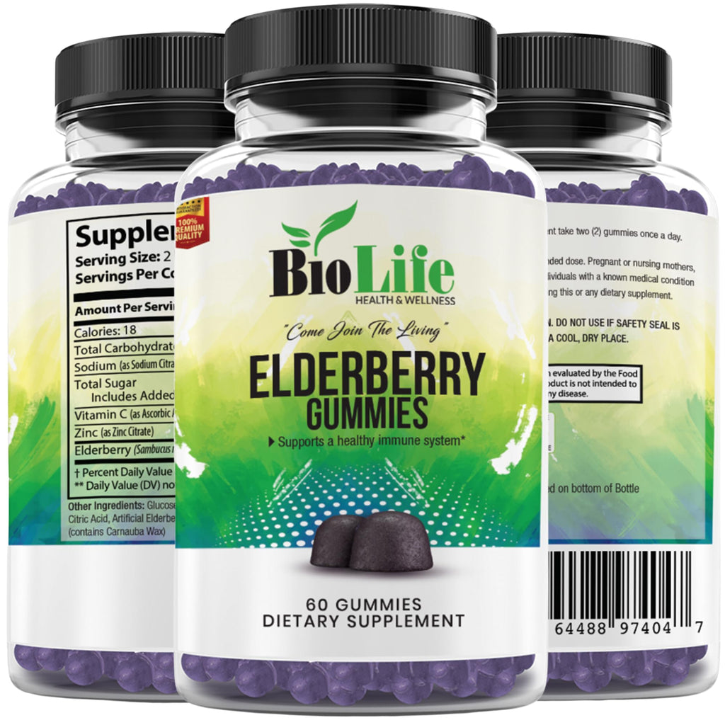 organic elderberry gummies for adults