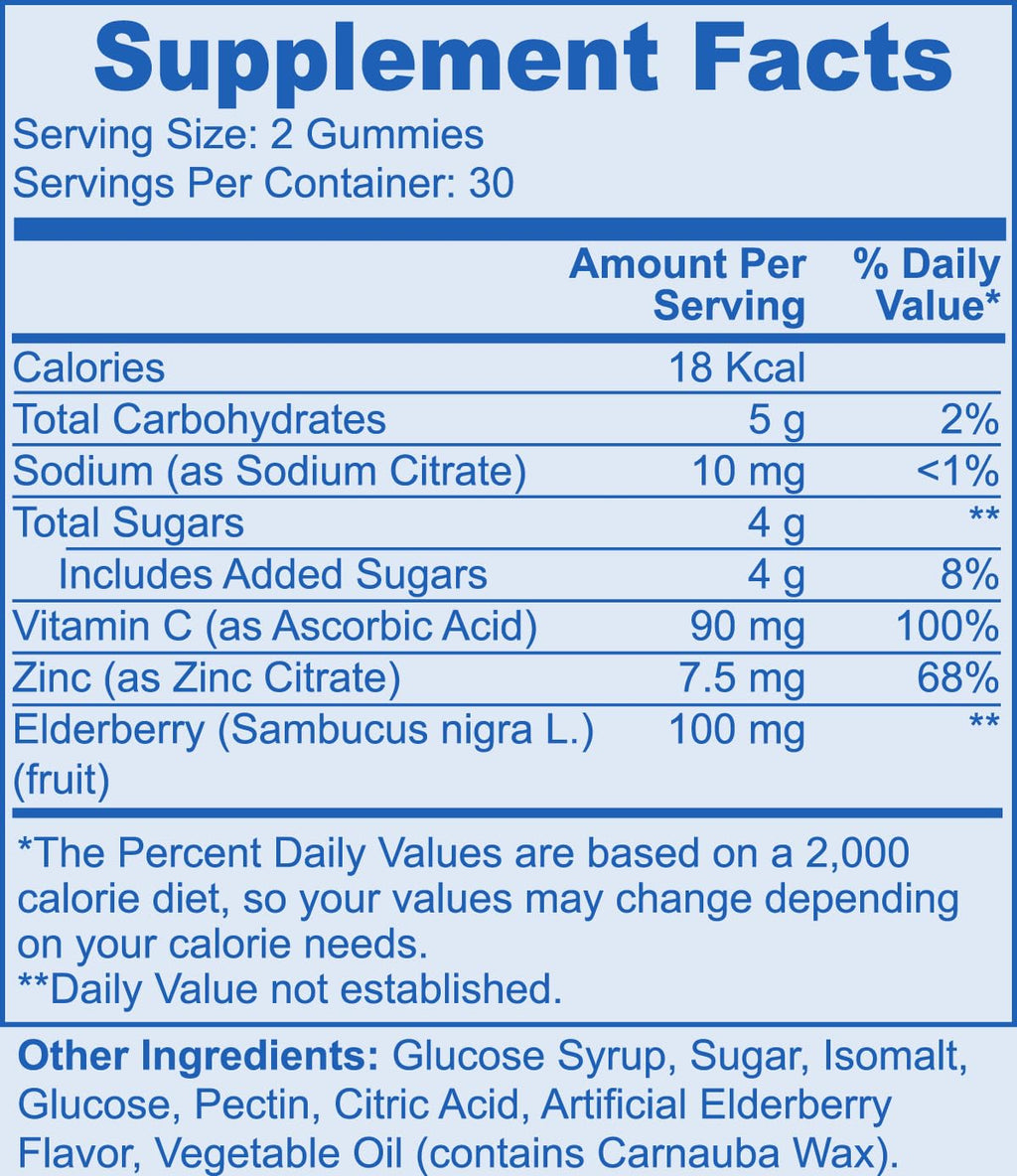 organic elderberry gummies for families