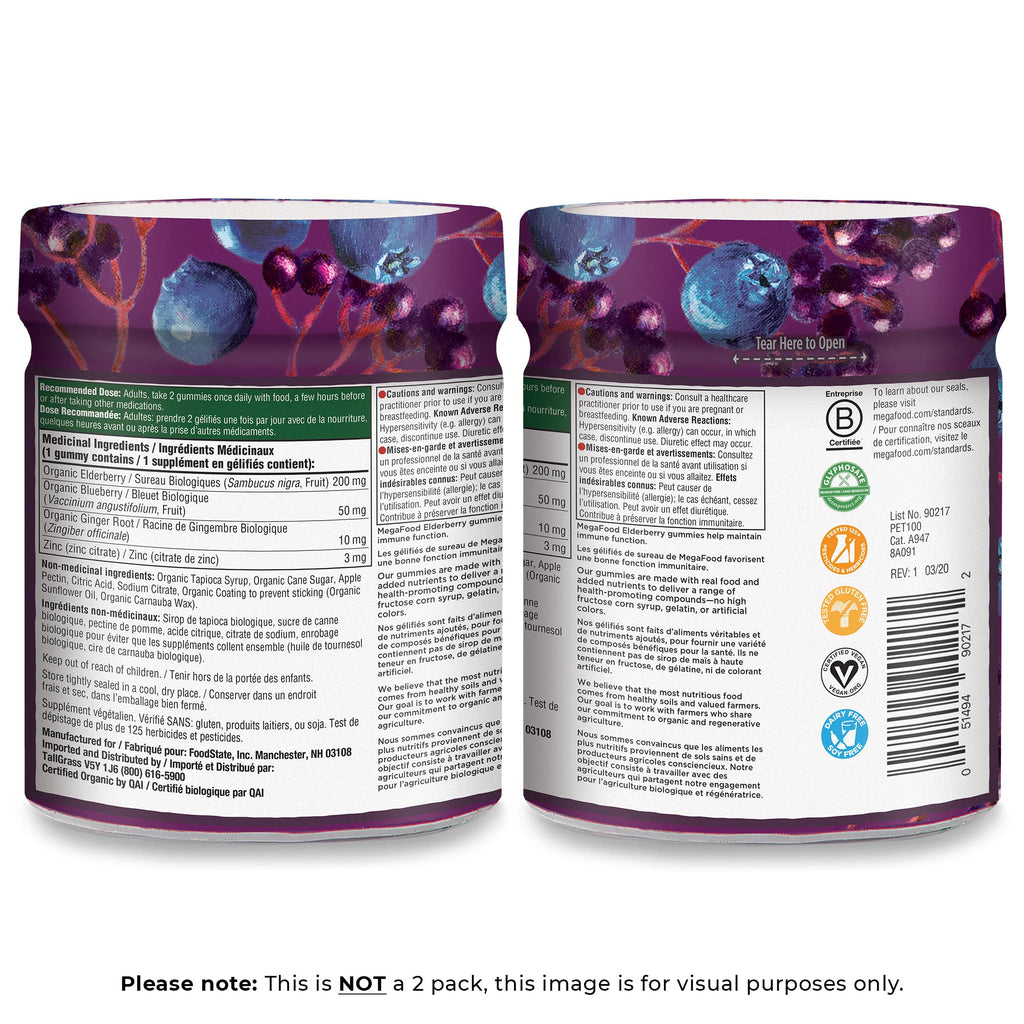 organic elderberry gummies for health