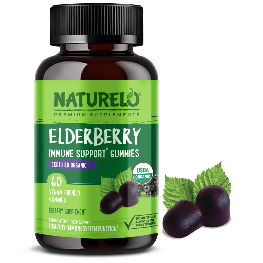 organic elderberry gummies for immunity